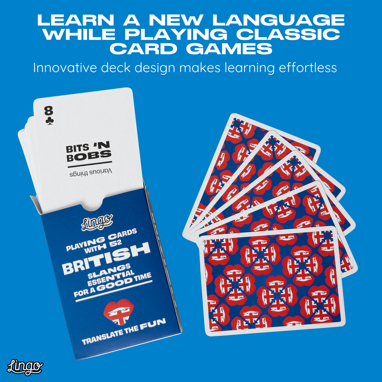 British Stocking Stuffers British Slang Playing Cards - 2 Decks With 54 ...