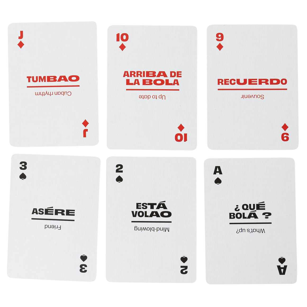 Cuban Lingo Playing Cards