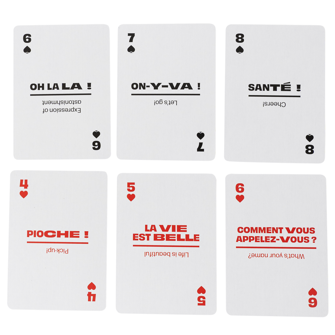 French Lingo Playing Cards at Lucinda Mccathie blog