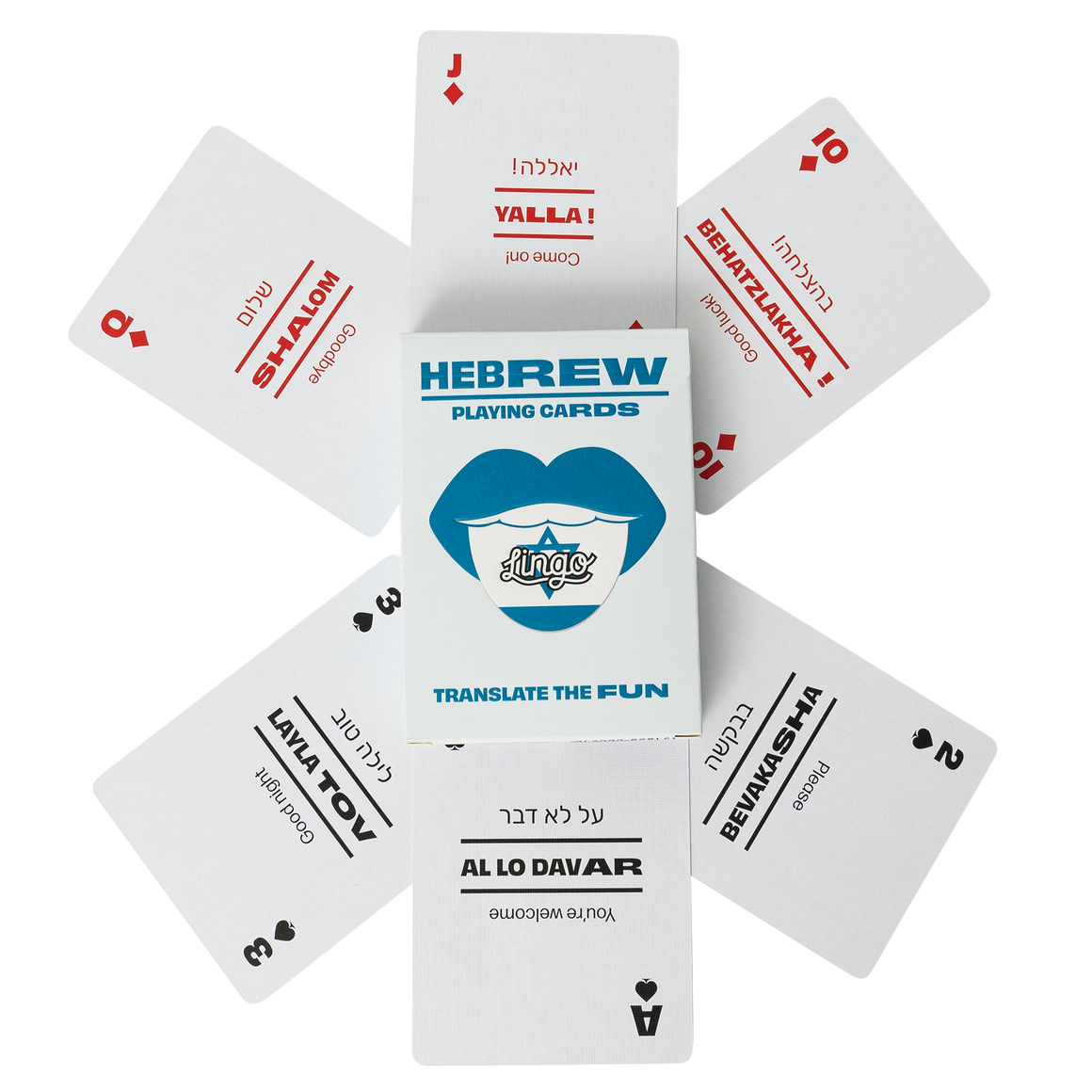 Hebrew Lingo Playing Cards