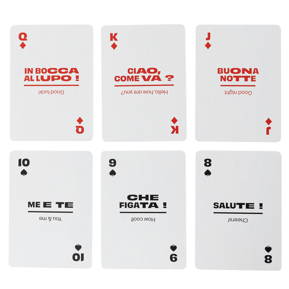 Italian Lingo Playing Cards