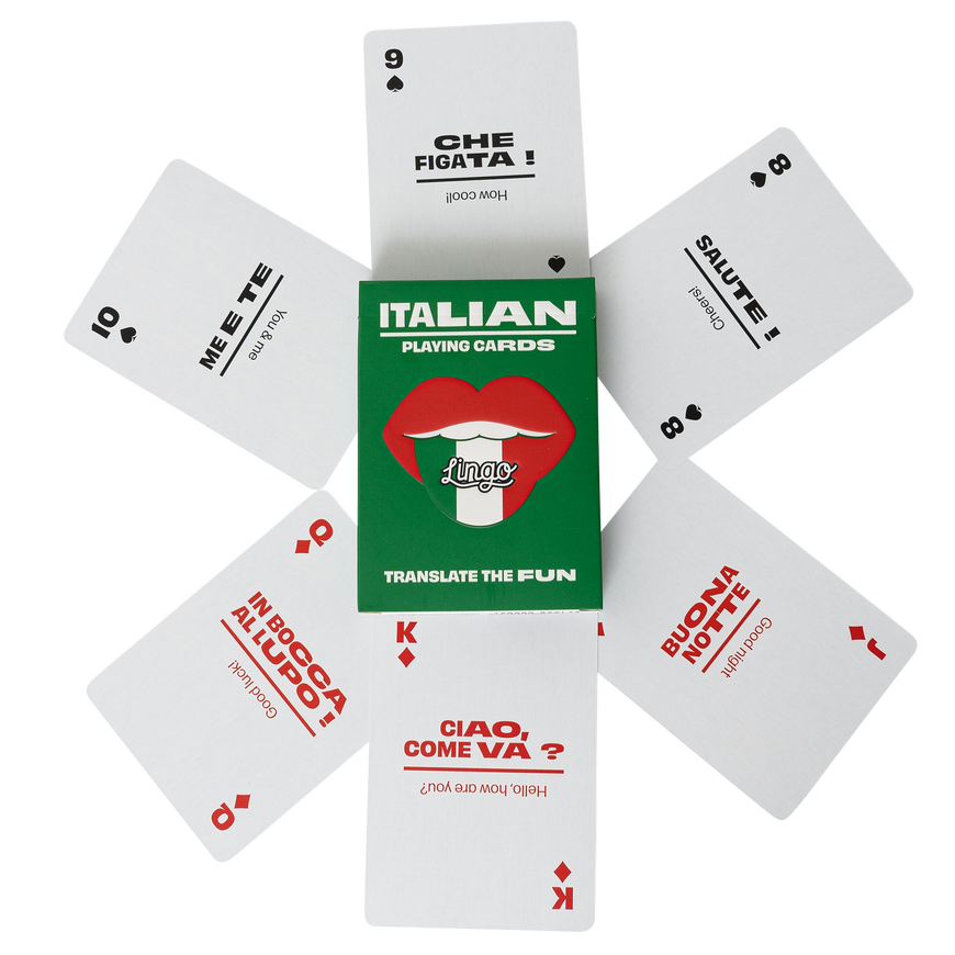 Italian Lingo Playing Cards