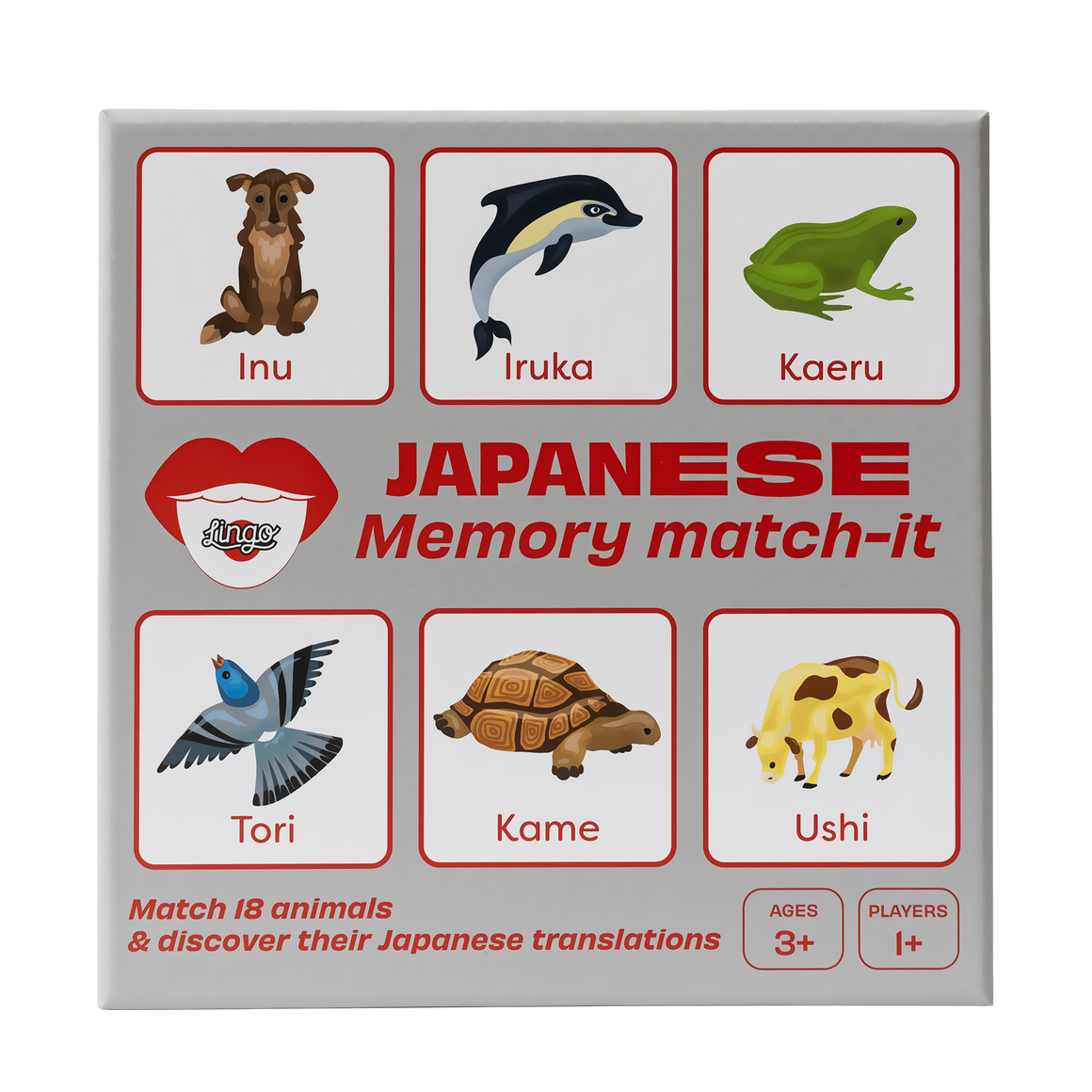 Japanese Memory Match-It — Lingo Playing Cards