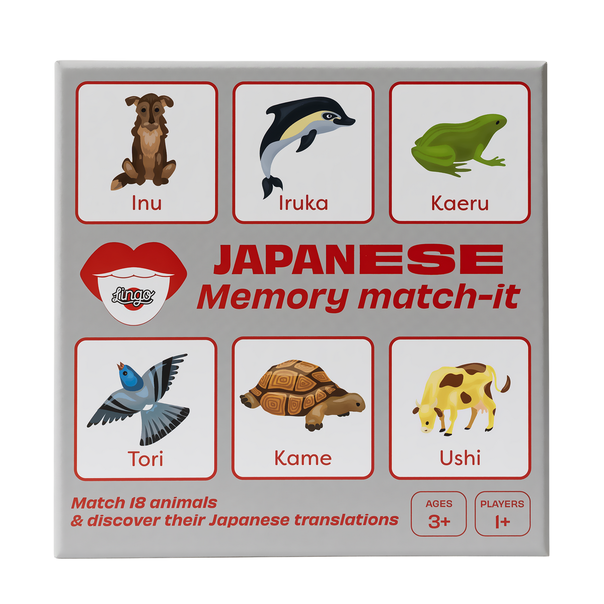 Japanese Memory Match-It — Lingo Playing Cards
