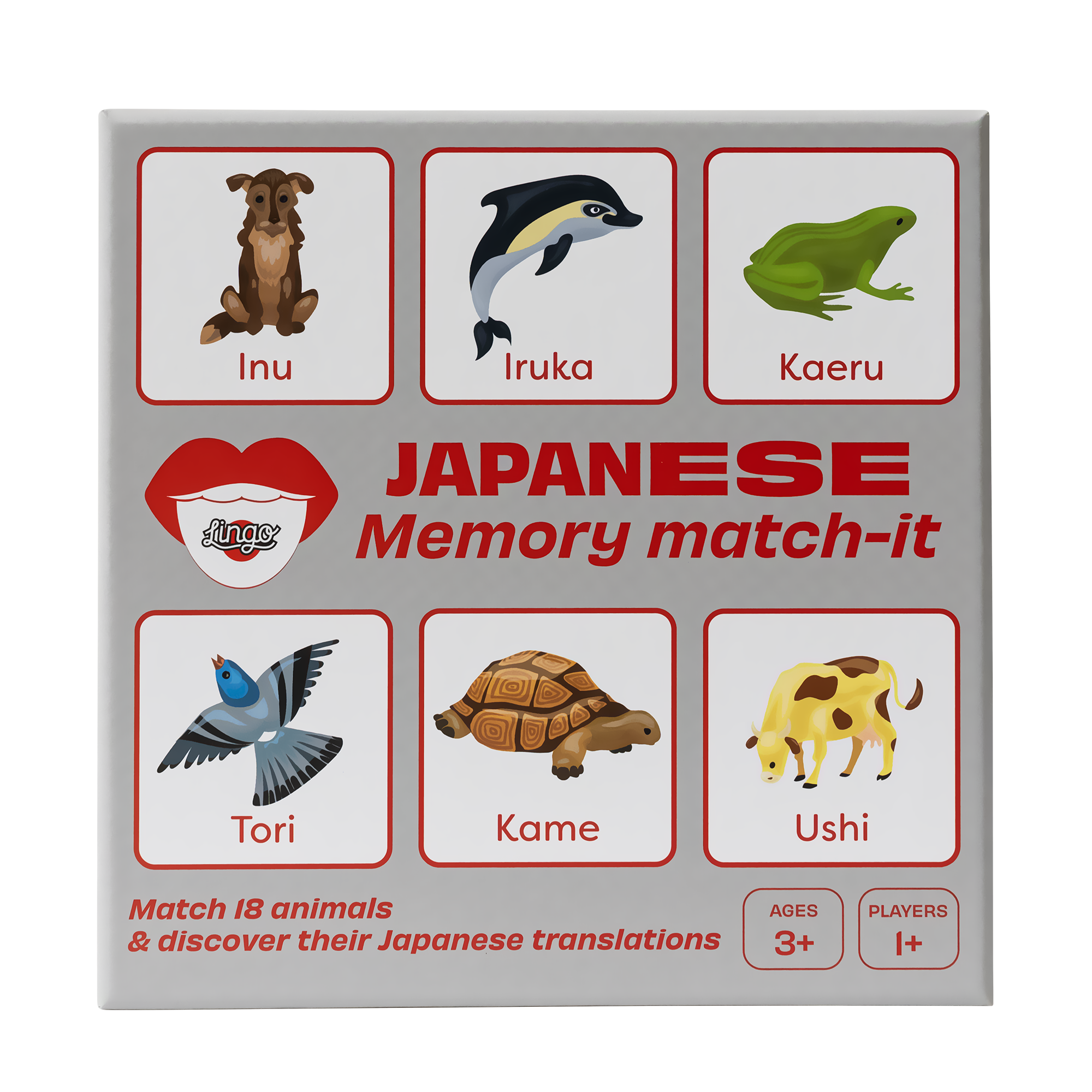 Japanese Memory Match-It — Lingo Playing Cards