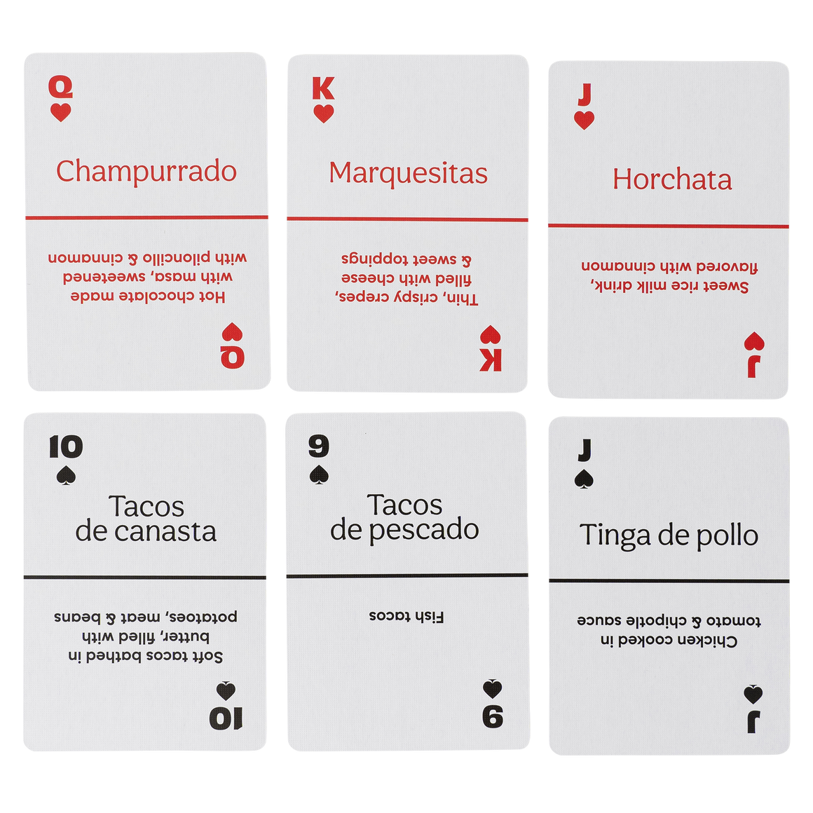 Mexican Street Food — Lingo Playing Cards