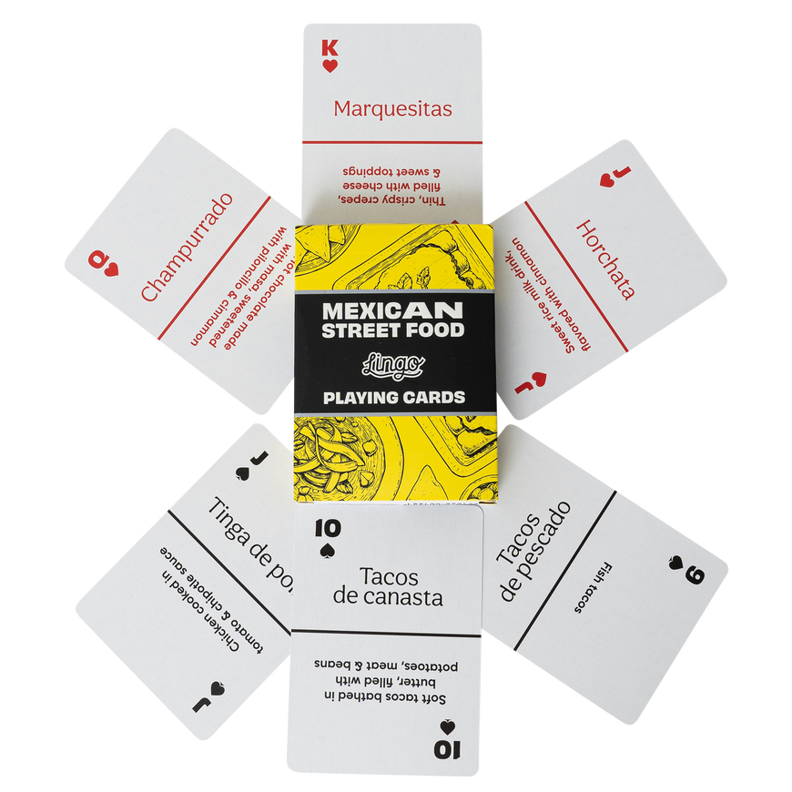 Mexican Street Food — Lingo Playing Cards