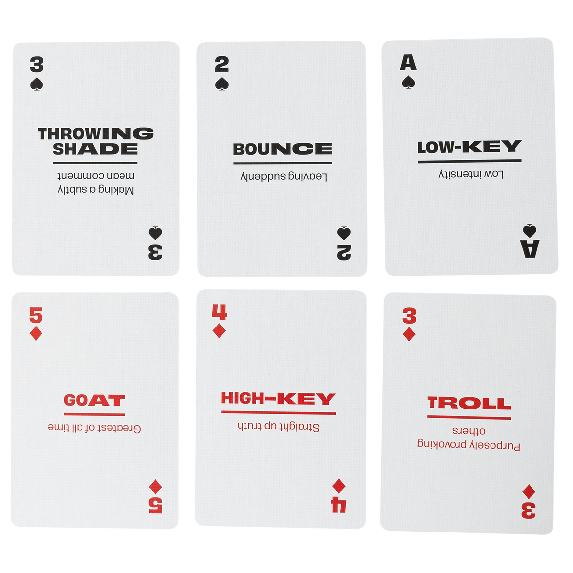 Millennial Lingo Playing Cards