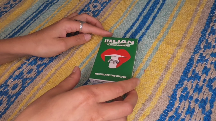 Italian Lingo Playing Cards